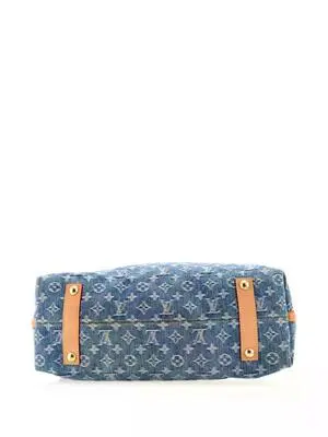 LOUIS VUITTON Carryall Monogram Denim Mm Hobo Bag