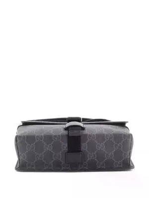 Gucci Front Buckle Web Messenger Bag