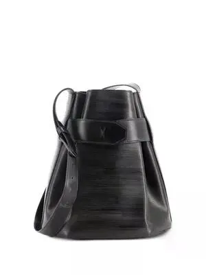 LOUIS VUITTON Vintage Epi Leather Sac D'epaule Pm Bucket Bag - Black