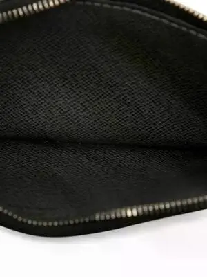 LOUIS VUITTON 2021-2026 Monogram Eclipse Reverse Taigarama Coin Card Holder
