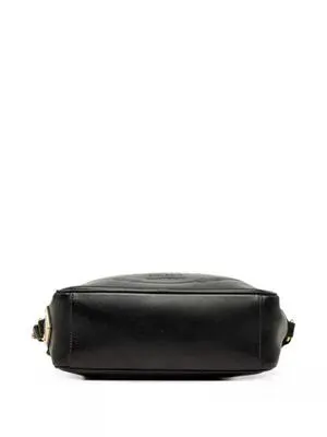 Prada 2013-2026 Glace Calfskin Embossed Logo Camera Bag Crossbody Bag