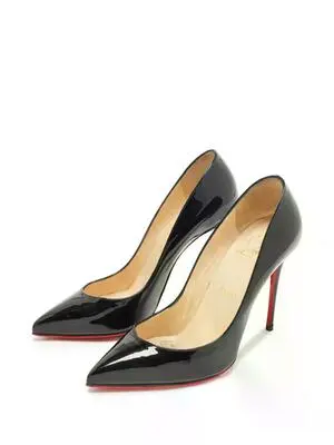CHRISTIAN LOUBOUTIN Pigalle Follies Pointed-toe Pumps - Black