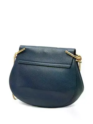 Chloé Drew Leather Crossbody Bag - Blue