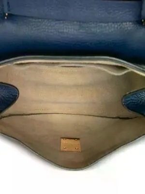 Chloé Drew Leather Crossbody Bag - Blue