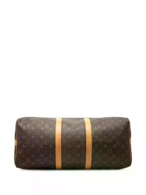 LOUIS VUITTON Monogram Keepall Bandouliere 50 Travel Bag