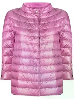 Herno Three Quarter-sleeve Quilted Jacket