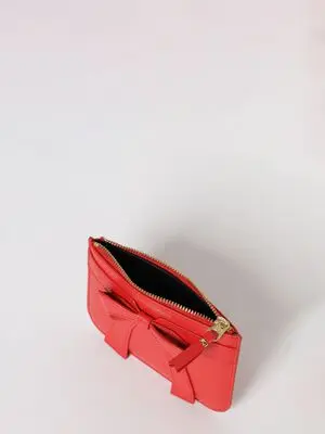 Comme Des Garçons Leather Bow Wallet