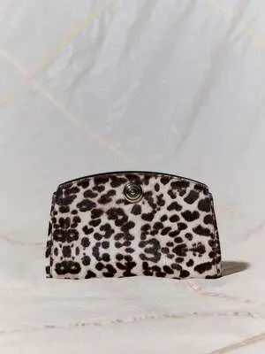 LIFFNER Pushlock Clutch Snow Leopard