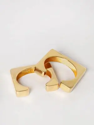 Elisabetta Franchi Set Of 2 Brass Bracelets