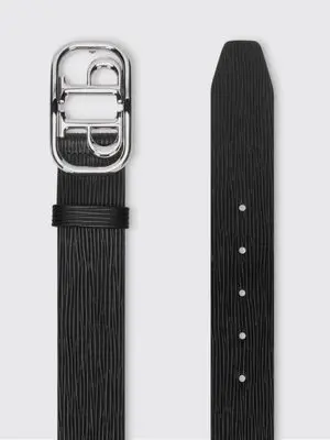 Philipp Plein Embossed Leather Belt