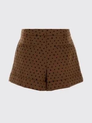 Fendi Polka Dot Wool Blend Shorts