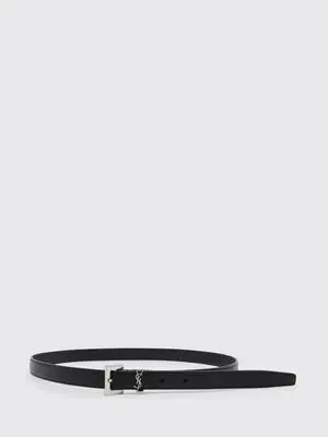 Saint Laurent Leather Belt - Black