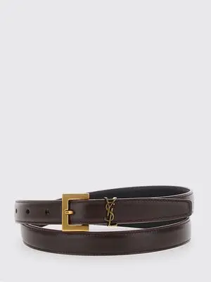 Saint Laurent Leather Belt - Brown
