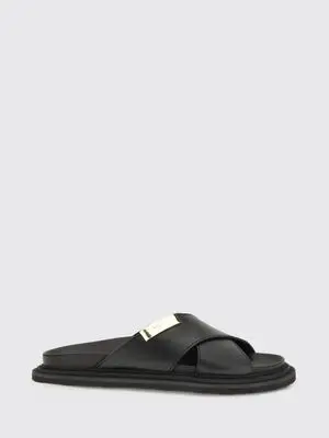 Moschino Leather Sandal - Black