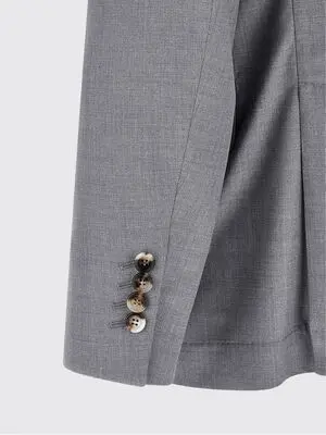 Brunello Cucinelli Virgin Wool And Silk Single-breasted Blazer