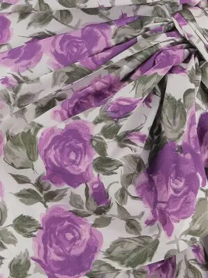 Chloé Cotton Mini Dress With Floral Print