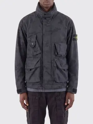 Stone Island Faded Camo Ripstop Jacket - Blue 1
