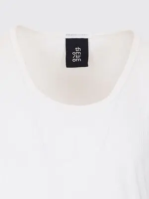 THOM KROM Basic Cotton And Linen Tank Top