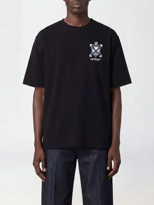 Off-White Jewel Arrow Skate Cotton T-shirt With Rear Logo - Black
