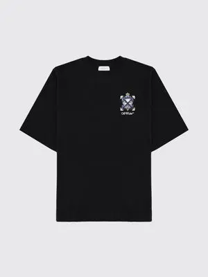 Off-White Jewel Arrow Skate Cotton T-shirt With Rear Logo - Black