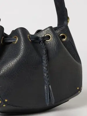 Jérôme Dreyfuss Andy Grained Lambskin Bucket Bag With Drawstring