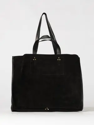 Jérôme Dreyfuss Leon Large Suede Calfskin Tote Bag With Pouch