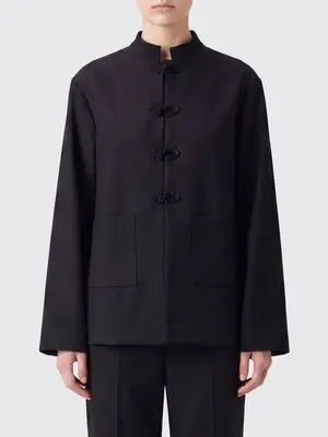 RÓHE Short Single-breasted Coat In Virgin Wool And Mohair With Toggle Closure