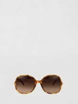 Chloé Tortoiseshell Acetate Cat-eye Sunglasses With Engraved Logo - Brown