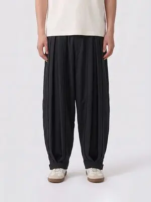 Comme Des Garçons Wide-leg Jersey Trousers With Elasticated Cuffs