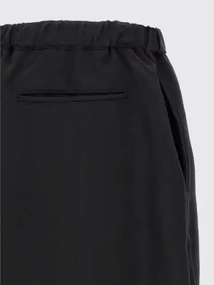Comme Des Garçons Wide-leg Jersey Trousers With Elasticated Cuffs