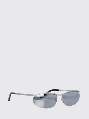 Attico Charlotte -tone Metal Oval Frame Sunglasses