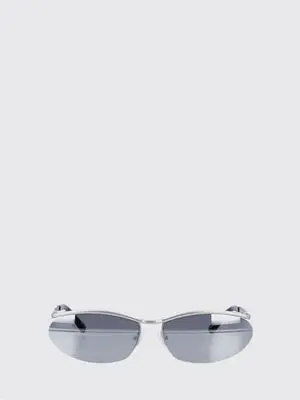 Attico Charlotte -tone Metal Oval Frame Sunglasses