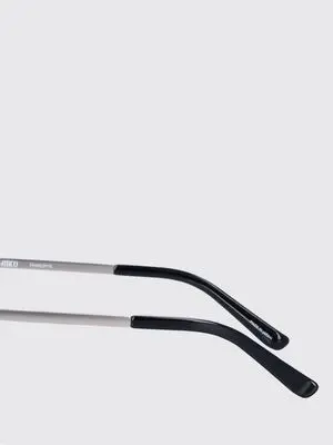 Attico Charlotte -tone Metal Oval Frame Sunglasses