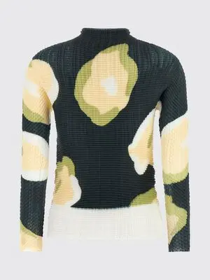 Issey Miyake Abstract-print Long-sleeved Jersey Turtleneck