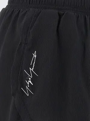 Y3 Stretch Technical Fabric Sports Shorts With Elasticated Mid-rise Waist