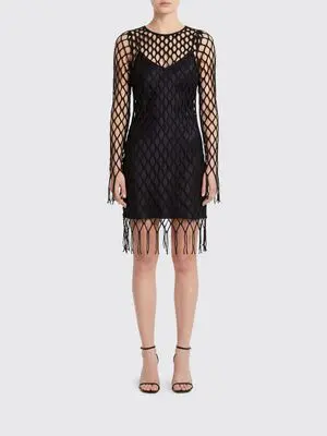 Christopher Esber Perforated Viscose Blend Dress