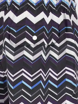 Missoni Zig Zag Nylon Boxer Swim Shorts