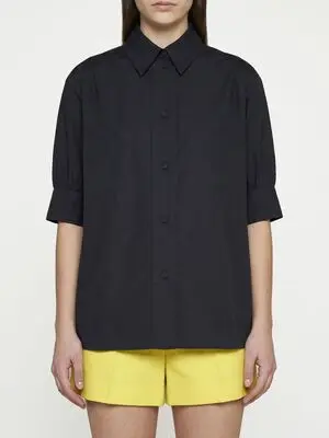 JIL SANDER Cotton Shirt - Blue