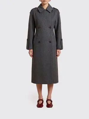 Max Mara Double Breasted Virgin Wool Coat