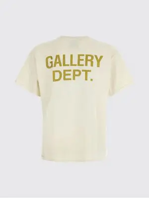 GALLERY DEPT. Vintage-style Graphic Print Cotton T-shirt - Beige