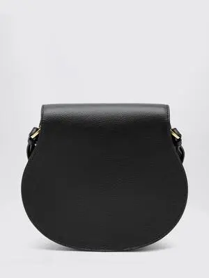 Chloé Grained Leather Marcie Bag - Black