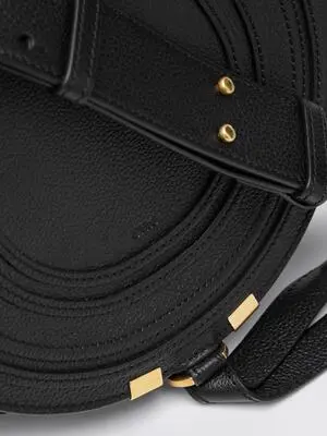 Chloé Grained Leather Marcie Bag - Black