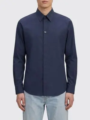 Fendi Classic Cotton Poplin Shirt - Blue