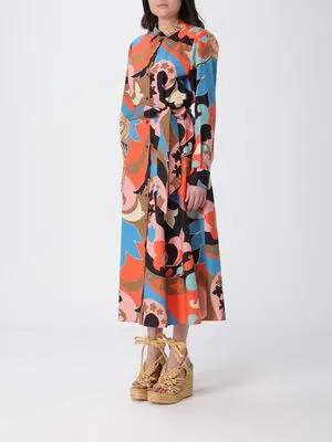 Etro Silk Shirtdress With Paisley Print