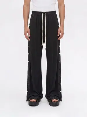 Rick Owens Wide Pusher Wide-leg Drawstring Jogging Trousers