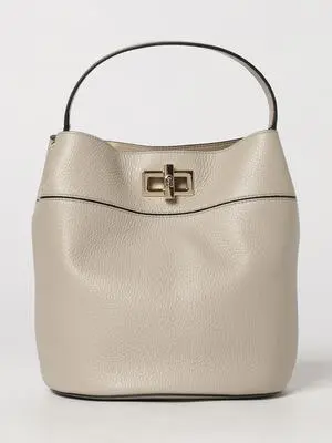 Furla Amelie Medium Leather Bucket Bag With Top Handle