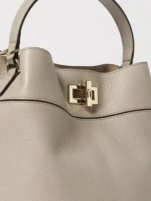 Furla Amelie Medium Leather Bucket Bag With Top Handle