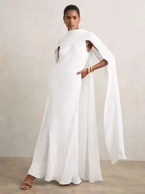 REISS Maxi Dress White