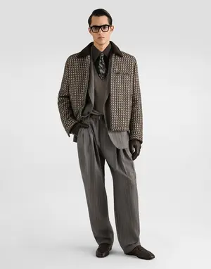 Dolce & Gabbana Pinstriped Virgin Wool Trousers