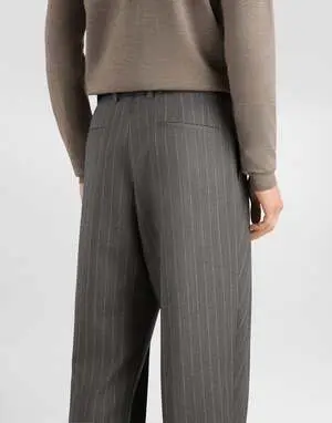 Dolce & Gabbana Pinstriped Virgin Wool Trousers